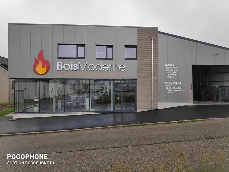 Bois Moderne magasins showrooms Andenne Boncelles Ciney (Liège - Namur) - BMENERGIES